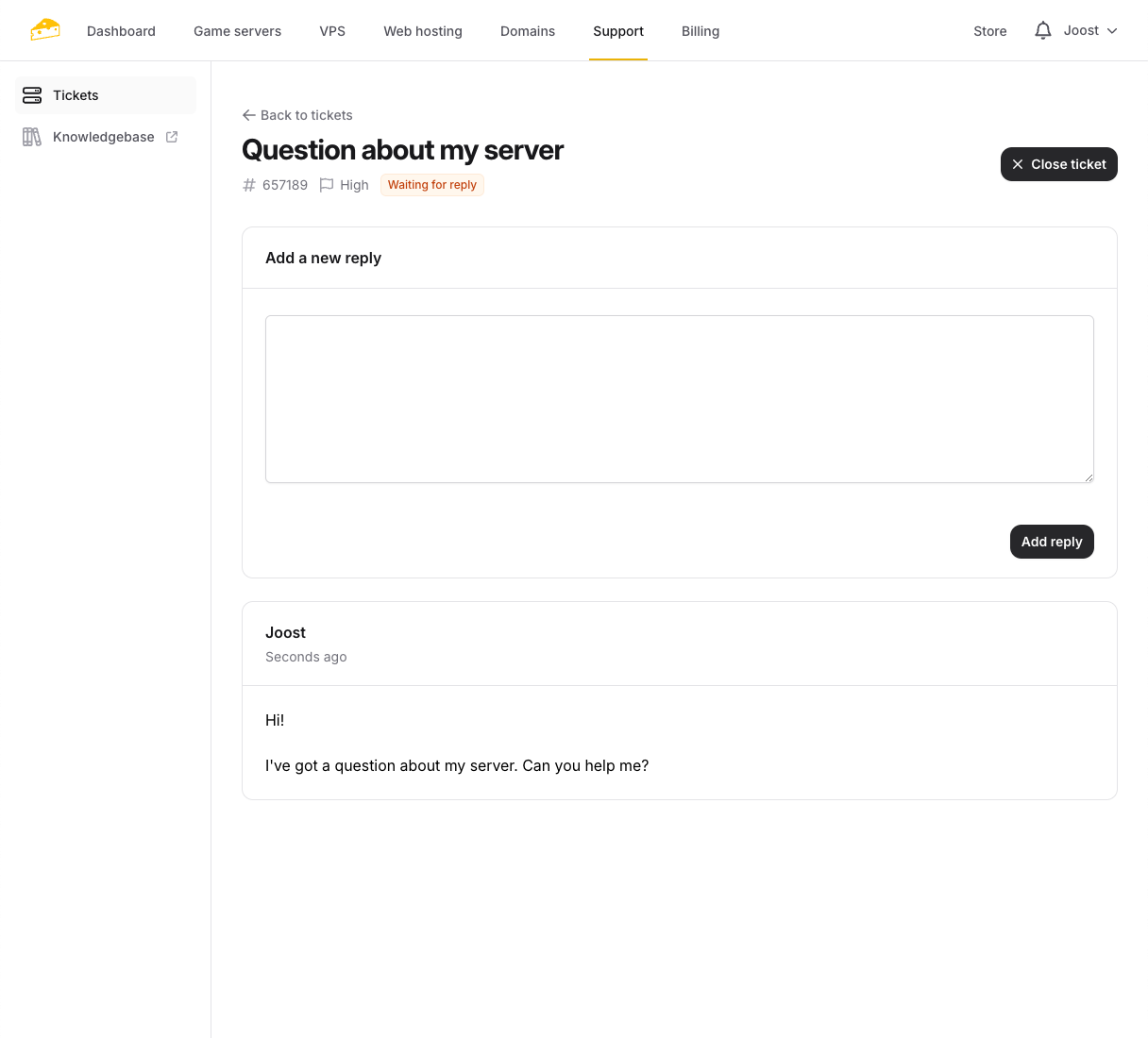 CheeseHosting - Minecraft server hosting